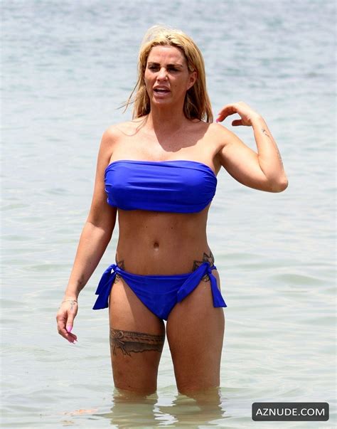 Katie Price Enjoys A Dip In The Mediterranean Sea In Turkey AZNude