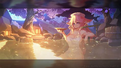 Yae Miko Pixel Art Live Wallpaper