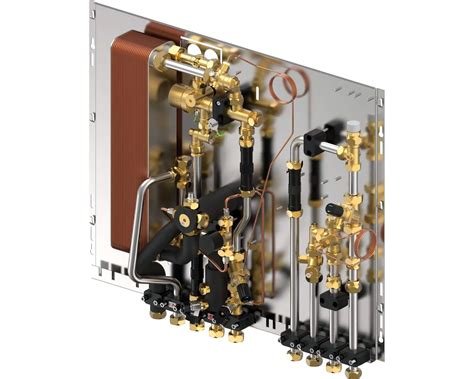 Heat Interface Unit For Hot Water And Heating Uponor
