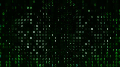 Green Background Of Matrix With Binary Code Stock Footage SBV Storyblocks