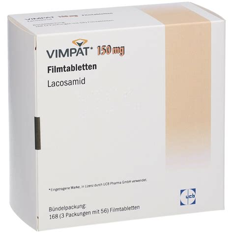 Vimpat® 150 Mg 168 St Mit Dem E Rezept Kaufen Shop Apotheke