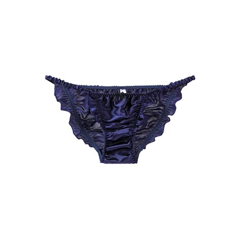 Ruffles G String Silk Thong Panties