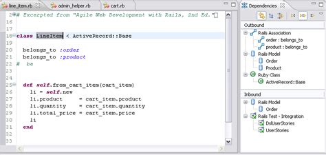 The Dependencies View