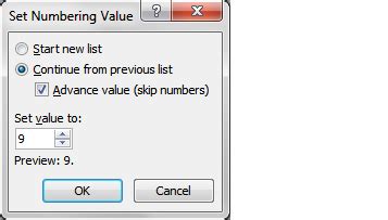 How To Create A Numbered List Column Wise In A Word Table