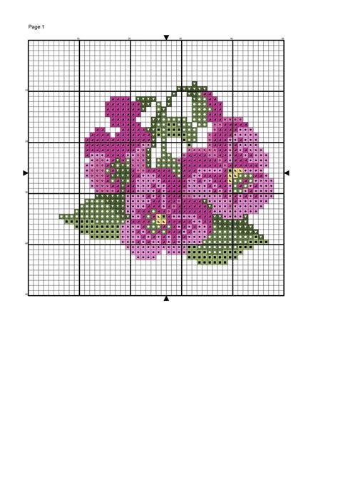 Patrones De Flores En Punto De Cruz Para Imprimir Gratis 10 Fotos E