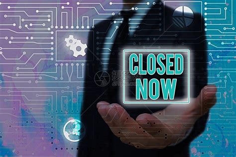 概念手写显示现在关闭特别是短期内停止交易的企高清图片下载 正版图片504593696 摄图网