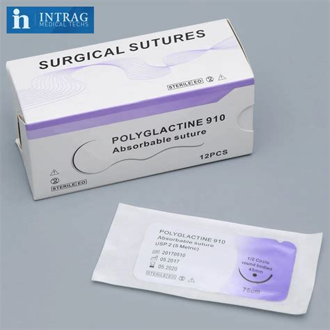 Absorbable Suture Polyglactine Pgla 910 Surgical Suture Vicryl