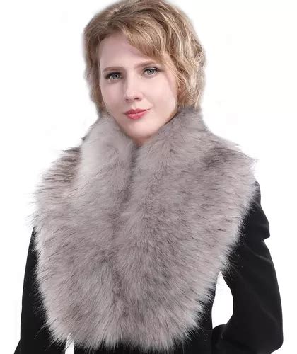 Yxcfewd Bufanda De Cuello De Piel Sintética Para Mujer Calen Cuotas Sin Interés
