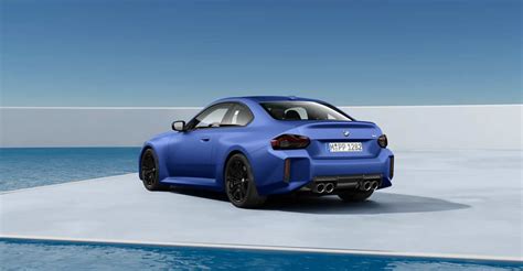 2023 BMW M2 Frozen Pure Grey And Frozen Portimao Blue Shown For The