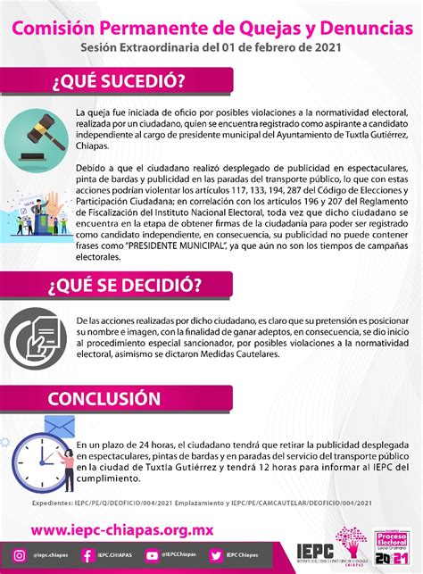 Emite Iepc Medida Cautelar En Contra De Aspirante A Candidato