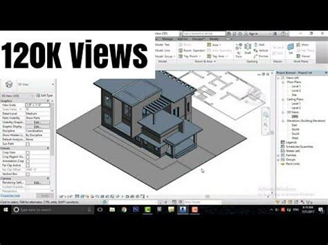 Revit Tutorial Project Modern House Design In Revit Model In Place Revit Tutorial