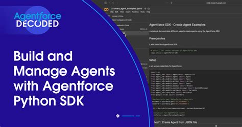 Build And Manage Agents With Agentforce Python Sdk Salesforce Developers Blog