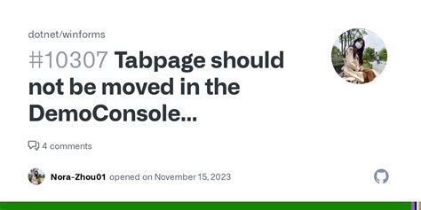Tabpage Should Not Be Moved In The Democonsole Application · Issue