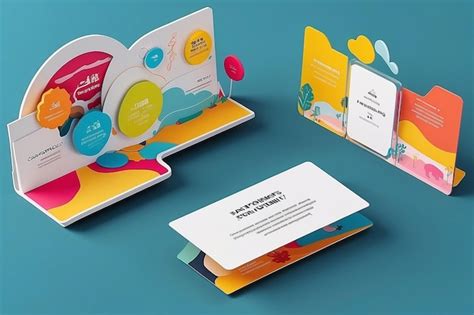 Premium Photo Interactive PopUp Element Business Card