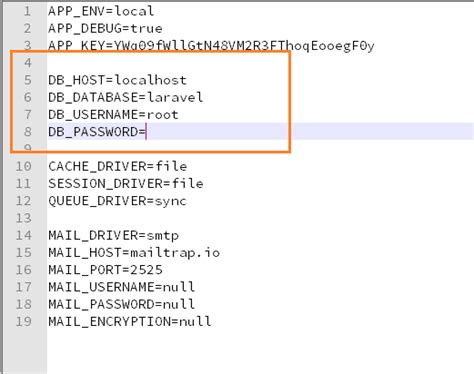 Cấu Hình Kết Nối Database Trong Laravel Cafe Sáng