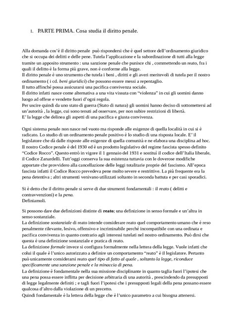 Dispensa Diritto Penale Docsity