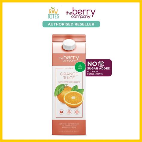 The Berry Company Orange Juice With Orange Blossom 1l No Sugar