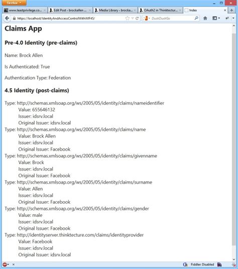 oauth2 in thinktecture identityserver oauth2 identity providers