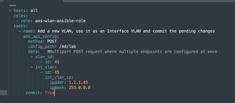 Ansible Commit Failed Network Management