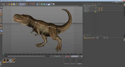 Colección De Dinosaurios Aparejados Para Cinema 4d Modelo 3d 669