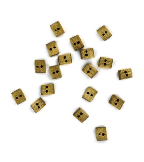 Double Block In Walnut 3 Mm 18 Units For Model Ships