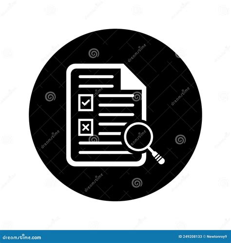 Content Proofreading Icon Rounded Vector Graphics Stock Vector Illustration Of Isolated