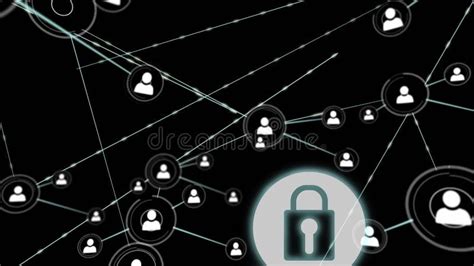 Animation Of Profile Icons Connected With Lines Over Nucleotides Lens Flares On Abstract