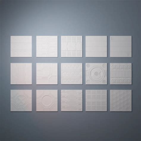 3d Printable Scifi Grimdark Modular Urban Ground Tiles 28mm By Corvus
