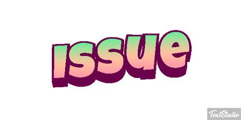 Issue Word Animated  Logo Designs