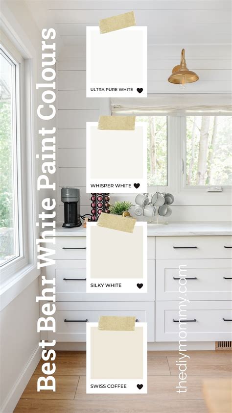Best Behr White Paint Color For Kitchen Cabinets