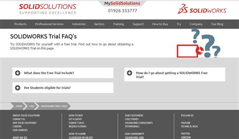 Solidworks Trial Faq S
