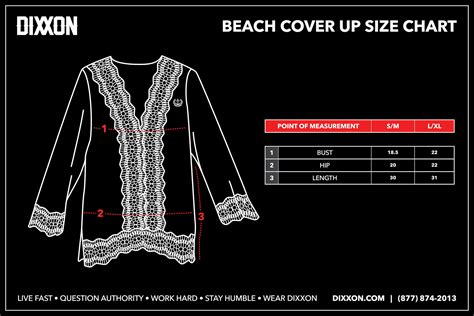 Womens Beach Cover Up Size Chart Dixxon Flannel Co