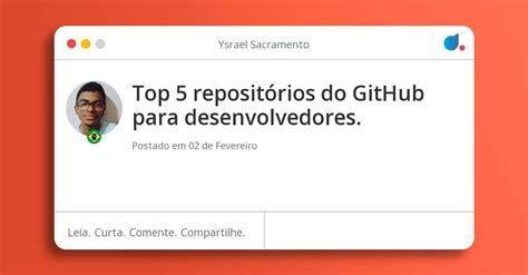 Top Reposit Rios Do Github Para Desenvolvedores