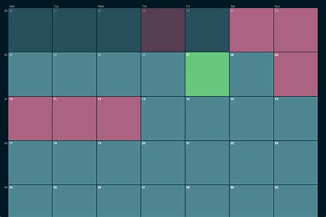 Calendar Widgets From Codepen Calendar Tricks