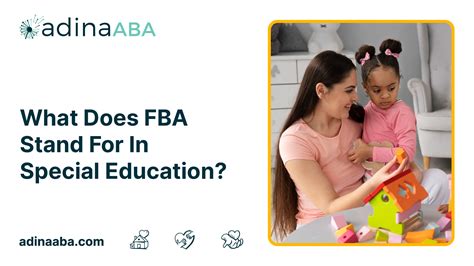 What Does Fba Stand For In Special Education