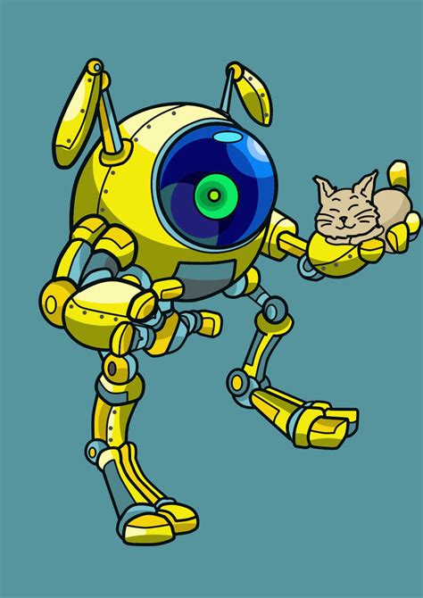 Robots Rabbit Bunny With Cats