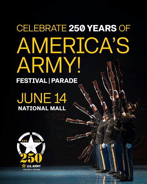 U S We Want You To Attend The 250th Army Birthday Festival Parade