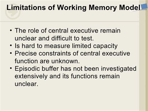Working Memory Model Sunwoo Marz