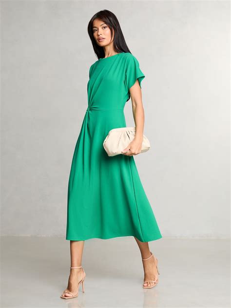 Buy Lipsy Green Petite Knot Side Midi Dress From Next Ukraine