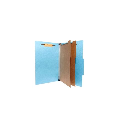 Folders Partition 8 5 X 13 6 Div Azul Papeleria Ccc