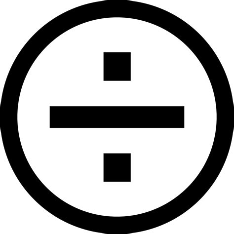 Divide Sign Png