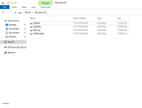Sqlguy Creating And Using Storage Spaces Mount Points In Sql Server