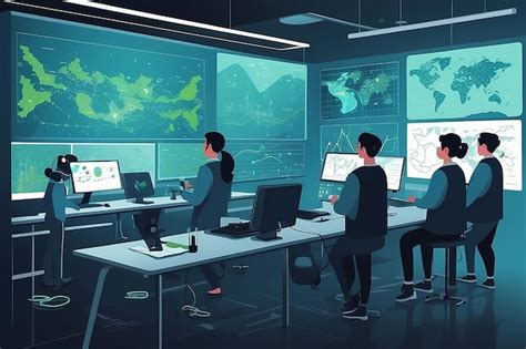 Premium Photo A Section Of The Lab With Students Using Ai To Analyze Patterns In Ecological