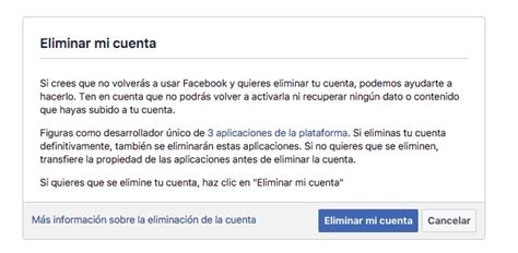 Cómo Desactivar O Eliminar Una Cuenta De Facebook