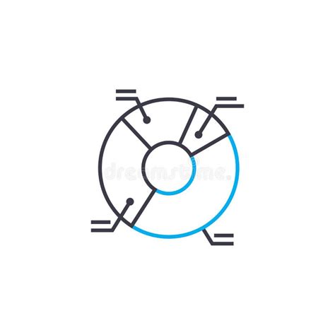 Legend Of The Diagram Vector Thin Line Stroke Icon Legend Of The Diagram Outline Illustration