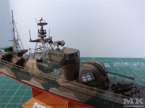 1200 Swedish Kaparen Class Patrol Boat Hms Starkodder Paper Model