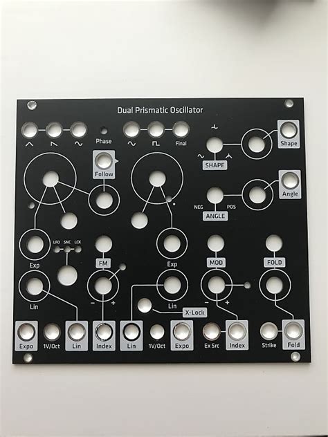 Grayscale Make Noise Dpo Alternate Black Eurorack Panel Black Reverb