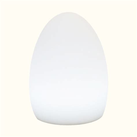 Masteelf Led Egg Shaped Table Lamp Charging Battery Night Light Desk Lamps Office Travel White
