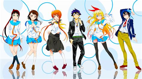 壁纸 Nisekoi Ichijou Raku 桐人chitoge Onodera Kosaki 宫本鲁里 Tachibana