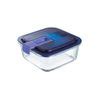 Luminarc Easy Box Recipiente Cuadrado 0 38l Vidrio Hermético Con